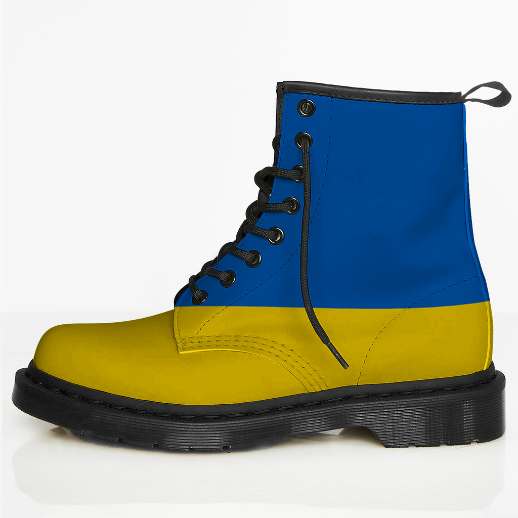 Ukraine Boots - Vegan Leather Boots – CustomKiks.com
