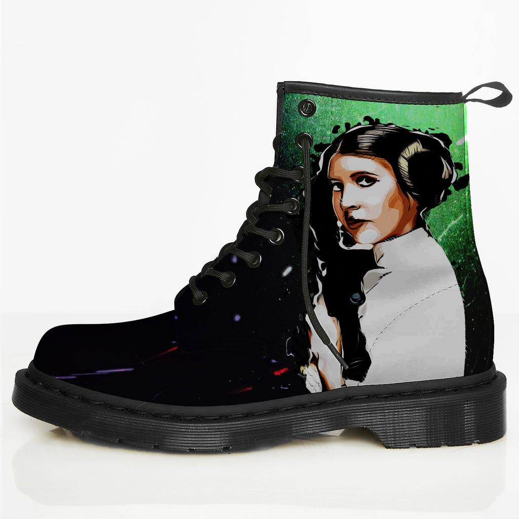 Princess Leia Boots - Vegan Leather Boots – CustomKiks.com