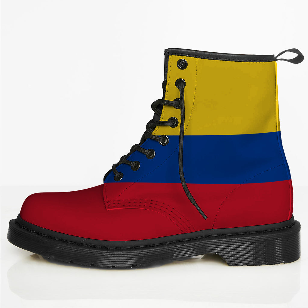 Colombia Boots - Vegan Leather Boots – CustomKiks.com