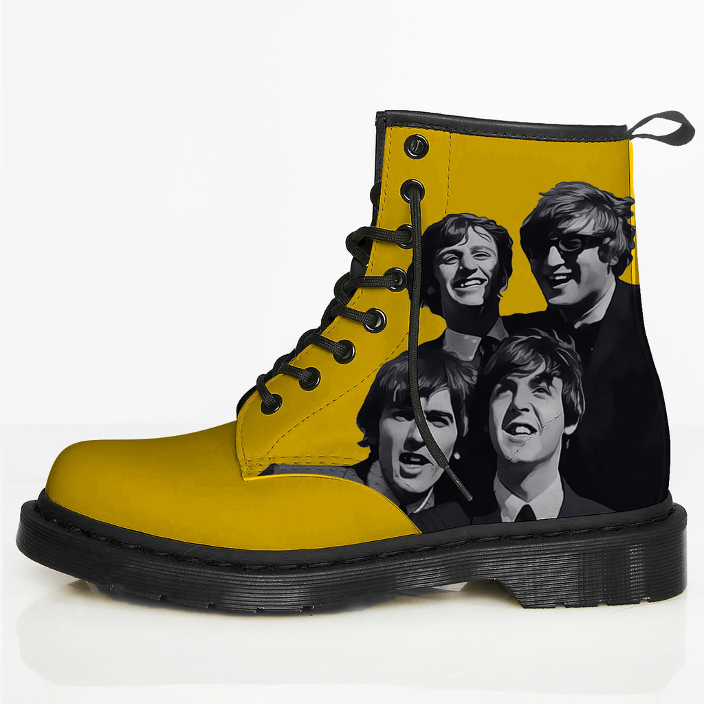 The Beatles Boots - The Beatles Vegan Leather Boots – CustomKiks.com