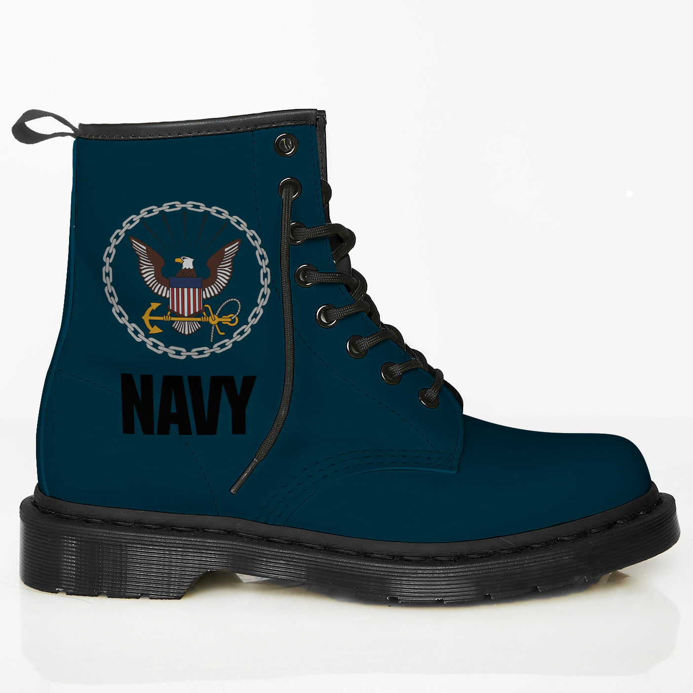 US Navy Boots: US Navy Logo Combat Boots