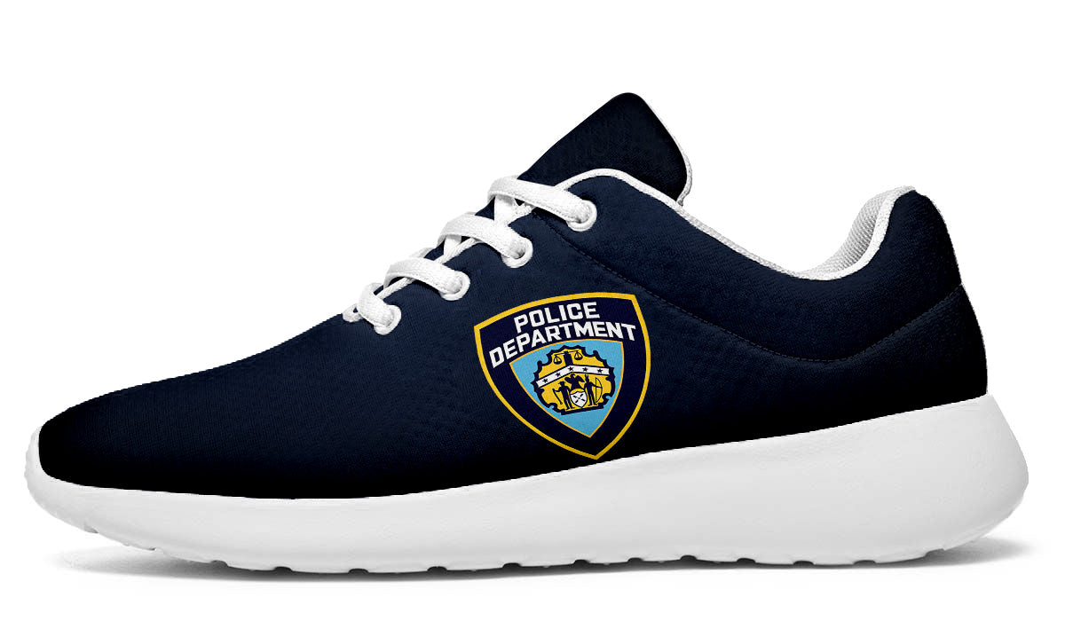 Police Sneakers: Police Badge Logo Sport Shoes