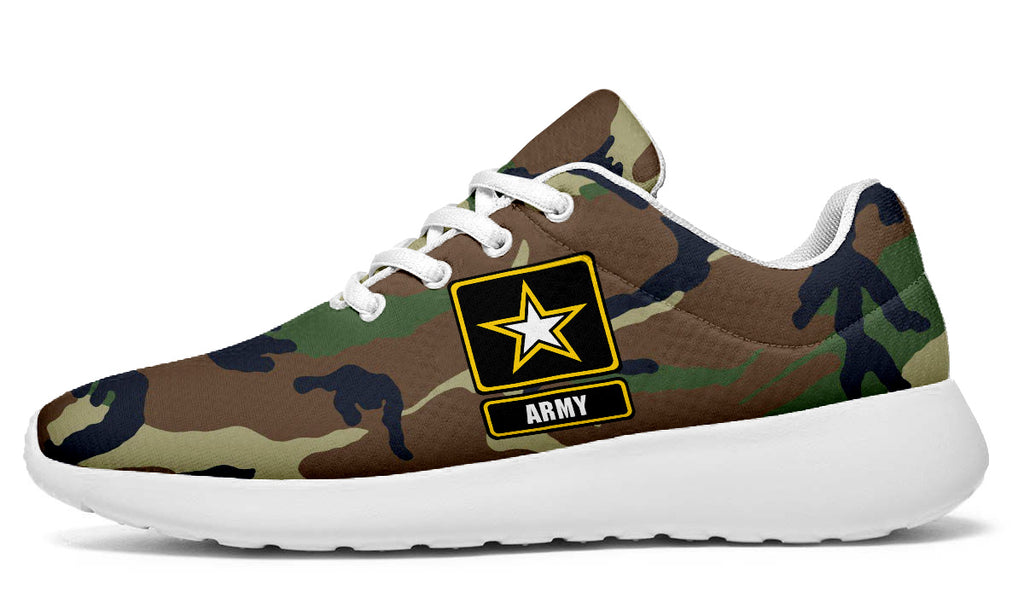 Army Sneakers - Military Camo ports Running Shoes – CustomKiks.com